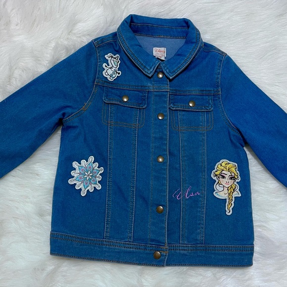 Jackets & Coats | Jean Jacket Elsa Frozen | Poshmark
